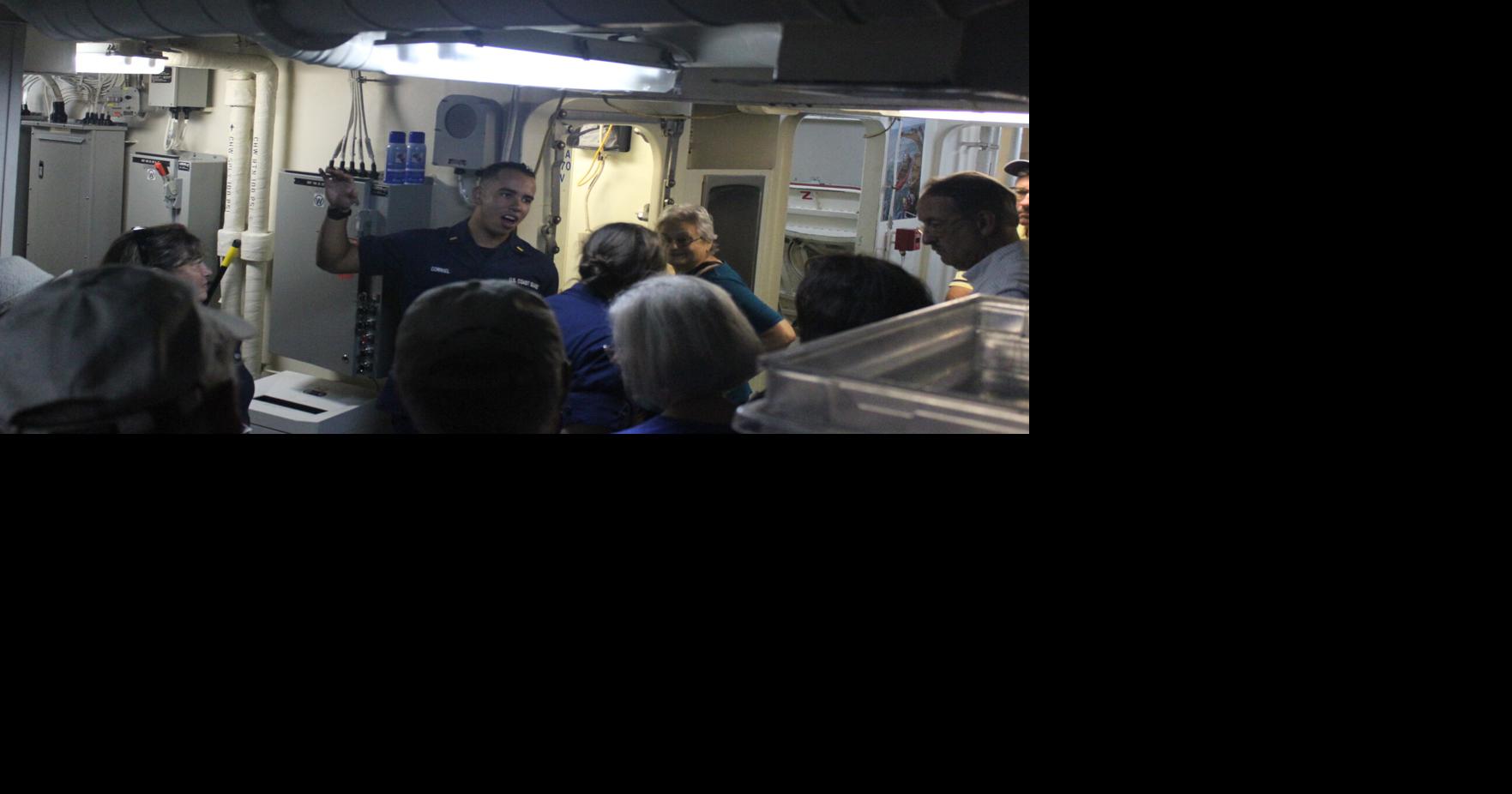 Aboard the USCG Cutter Hamilton