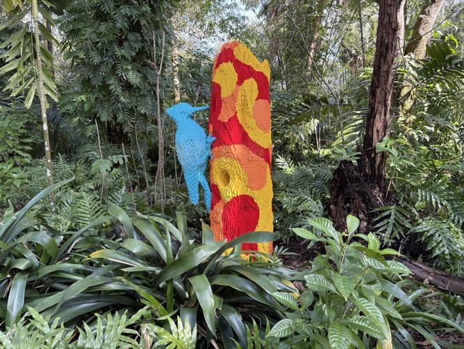 Nature POP! Outdoor LEGO exhibit will be on display at Magnolia Gardens