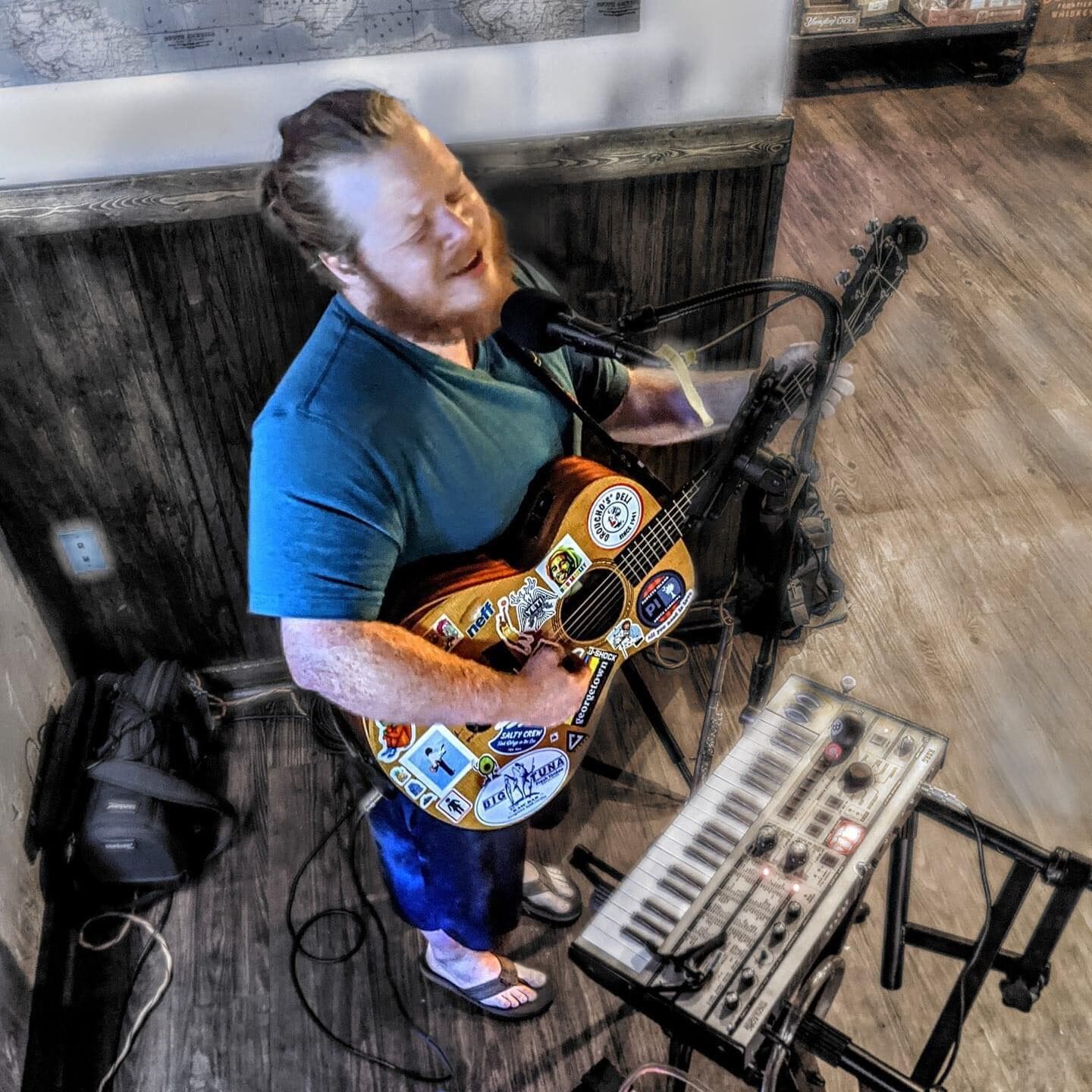 Musician J.P. Taylor playing the Pawleys Island Tavern