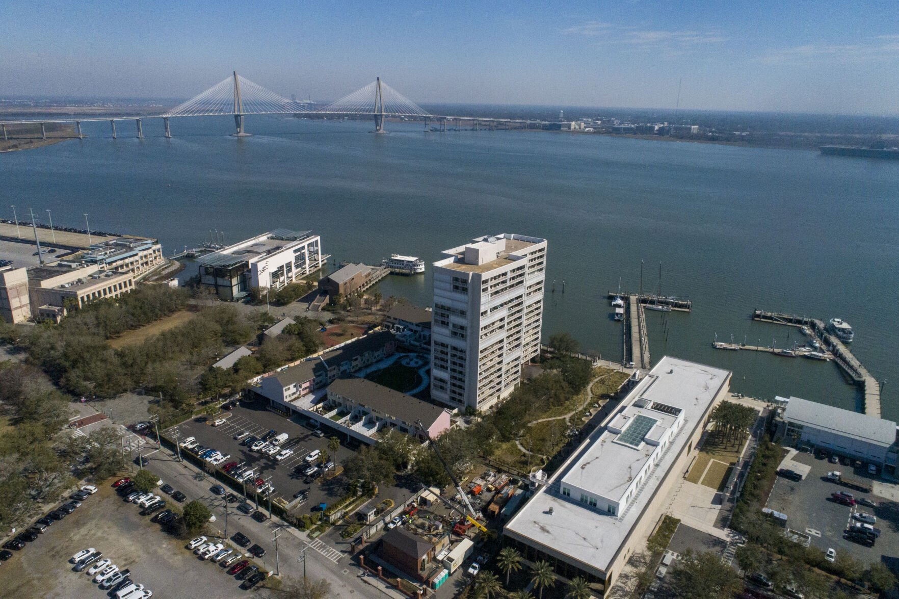 History of Dockside condo complex in downtown Charleston, SC