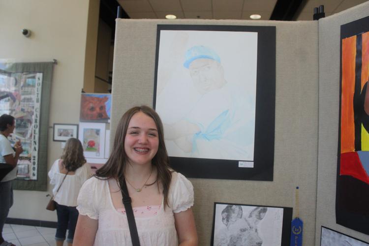 North Augusta students show off art work with exhibit