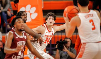 Clemson basketball solving puzzle of playing without, then with, P.J. Hall