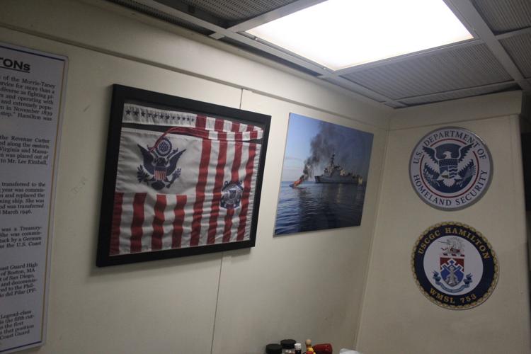 Aboard the USCG Cutter Hamilton