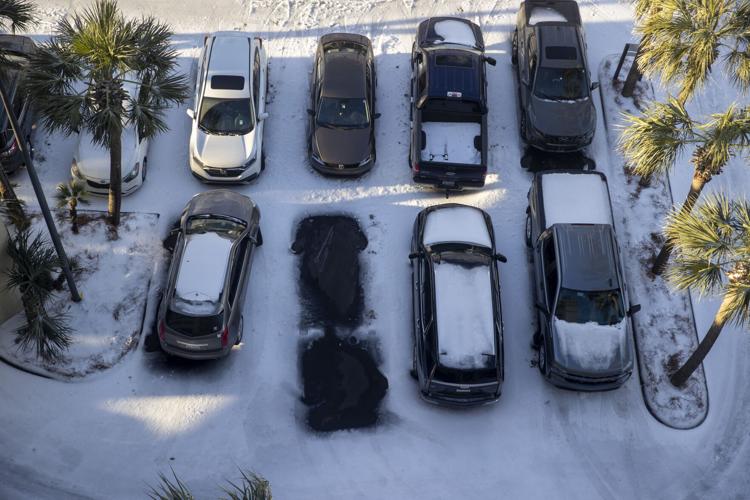 Photos: Snow on Folly Beach after a rare winter storm