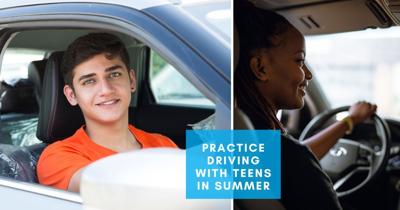 Summer is the best time to teach teens to drive