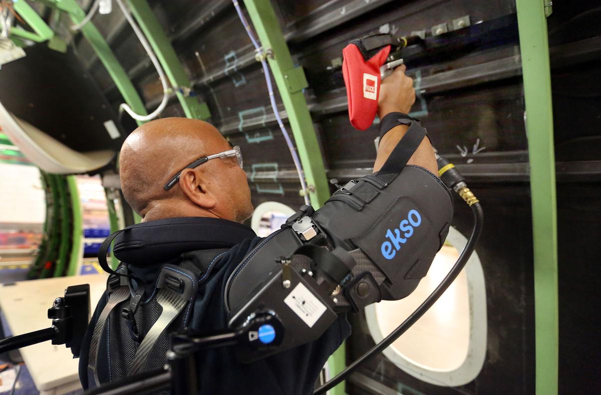 Boeing Co. studying wearable exoskeletons that can reduce workplace ...