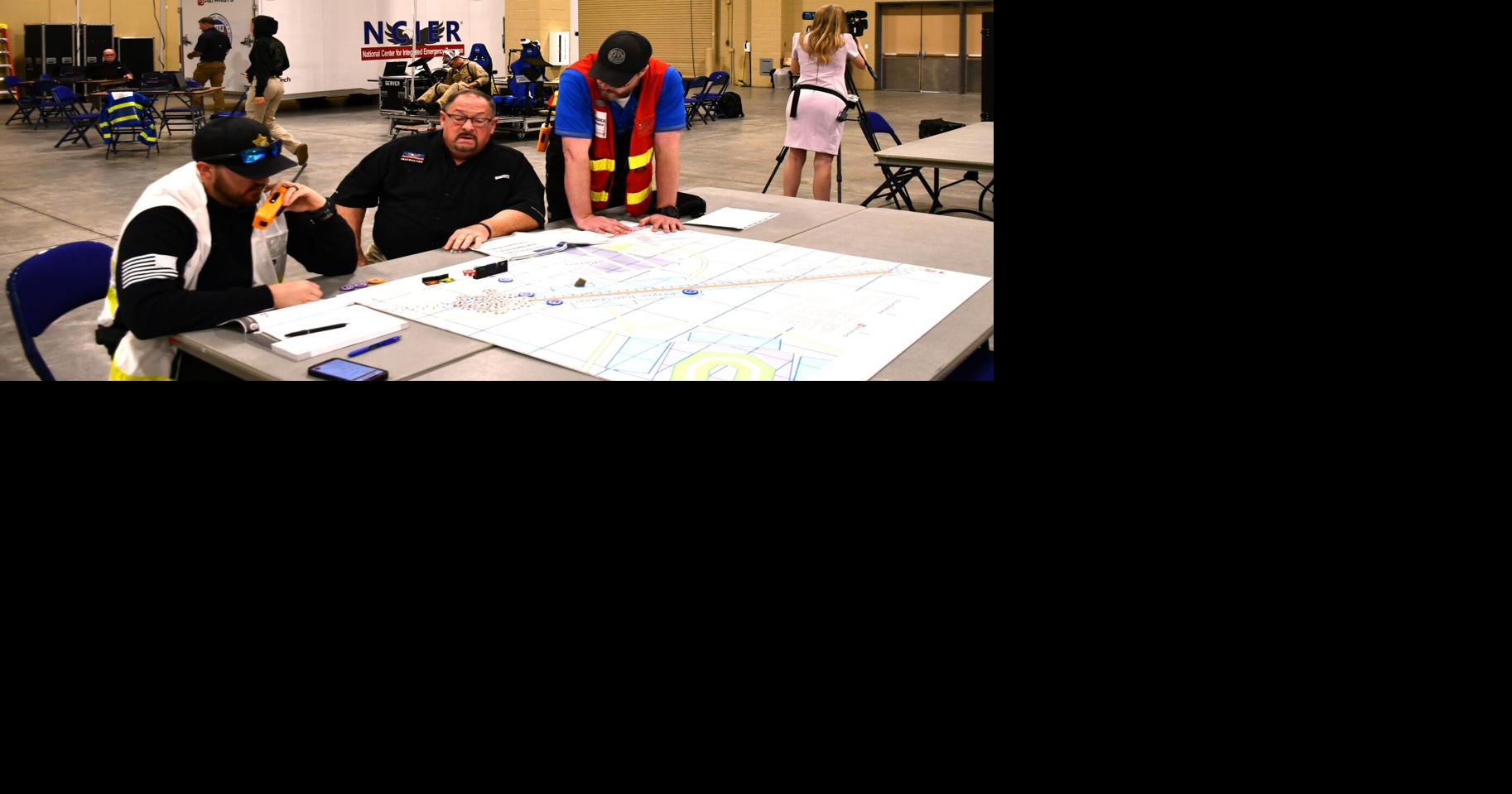 First responders train for crisis coordination