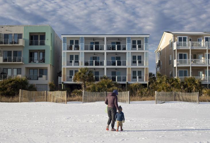 Photos: Snow on Folly Beach after a rare winter storm