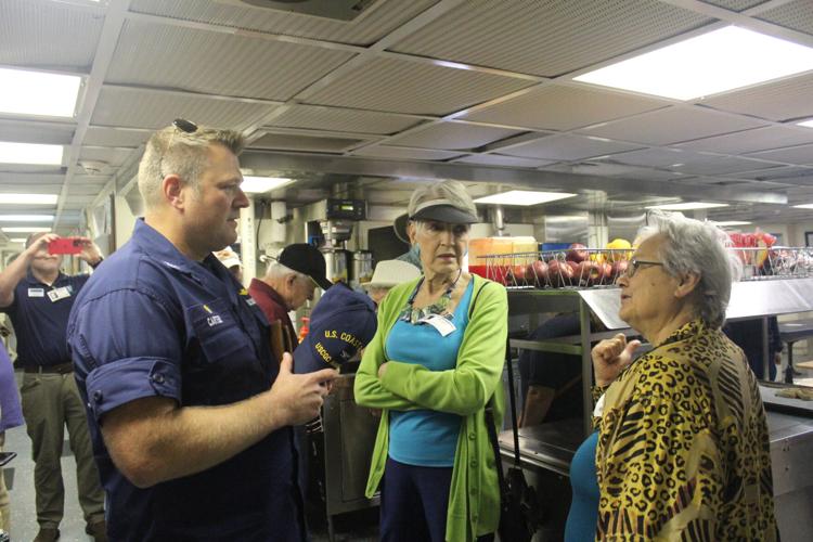 Aboard the USCG Cutter Hamilton