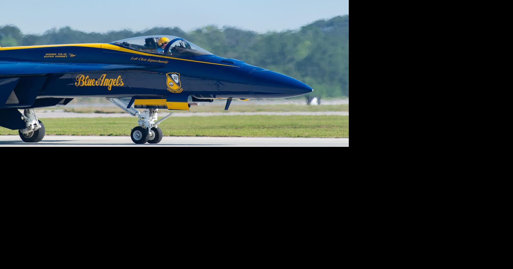 US Navy Blue Angels streak into Beaufort for first time since 2019 ...