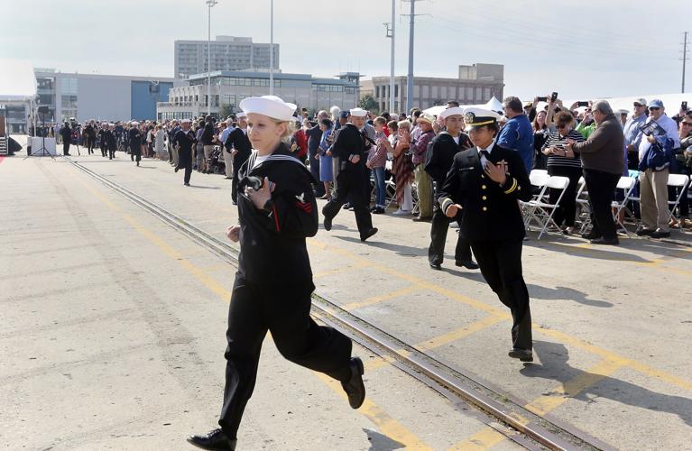 Latest Navy ship USS Charleston commissioned as part of reinvigorated ...