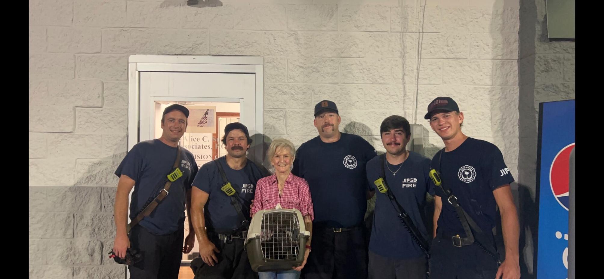Kitten rescued from Pepsi machine at James Island Walmart