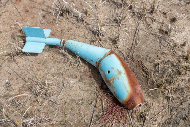 Fighter jets and conservation on Marine corps bombing range
