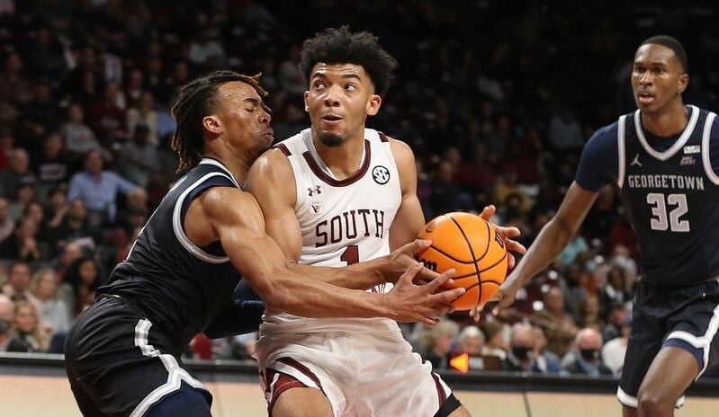 Freshman Jacobi Wright steps into role as Gamecocks' starting point ...