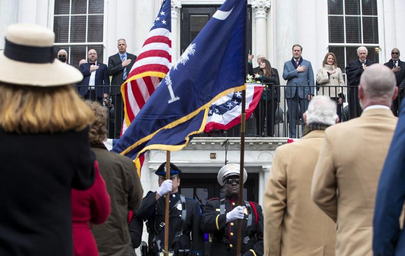 Photos: William Cogswell, Charleston's new mayor, sworn in at City Hall