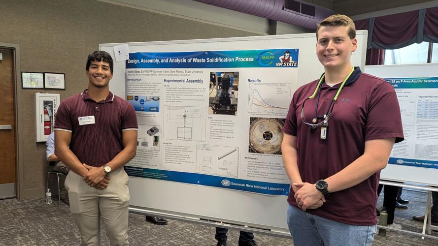 Savannah River National Lab hosts intern poster day