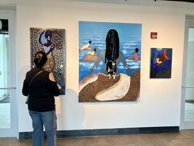 An art show of Black mermaids at the City Gallery celebrates mythical ...