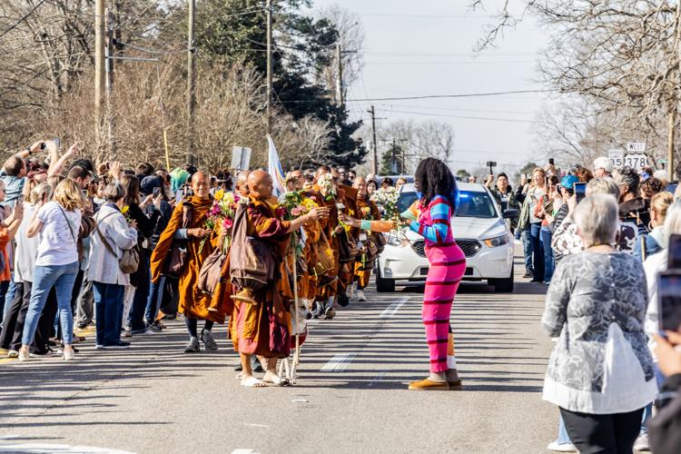 How to see monks doing ‘Walk for Peace’ in Columbia, SC