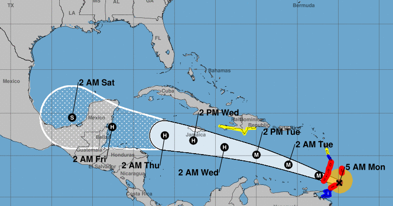 A major hurricane churns into the Caribbean | Hurricane Wire ...