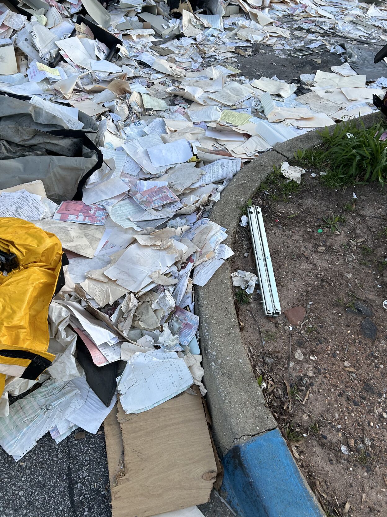 Sensitive documents dumped outside Greenville County Square