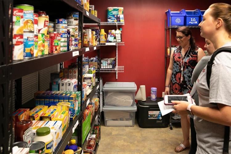 College pantries offer free food items for students in need