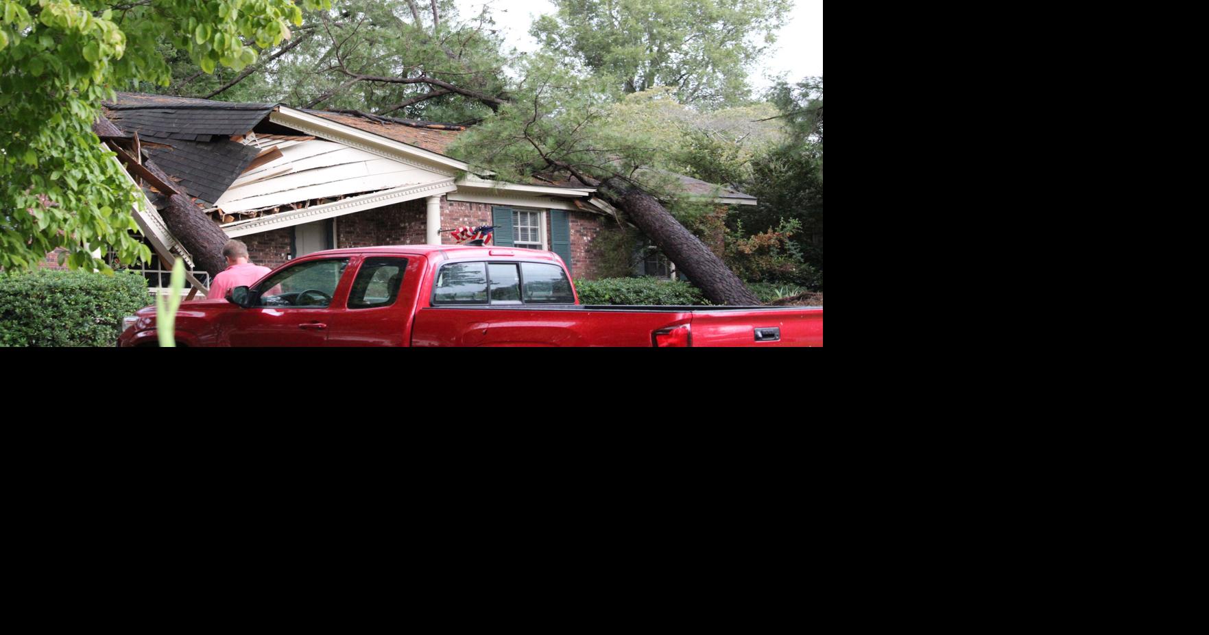 Power outages, roads closed in Columbia, SC from Helene