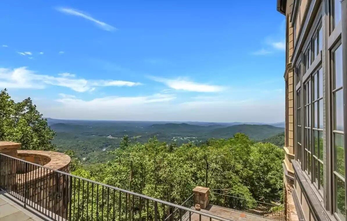 Mountaintop mansion has 4 floors, 6 fireplaces and a $4.6M view ...