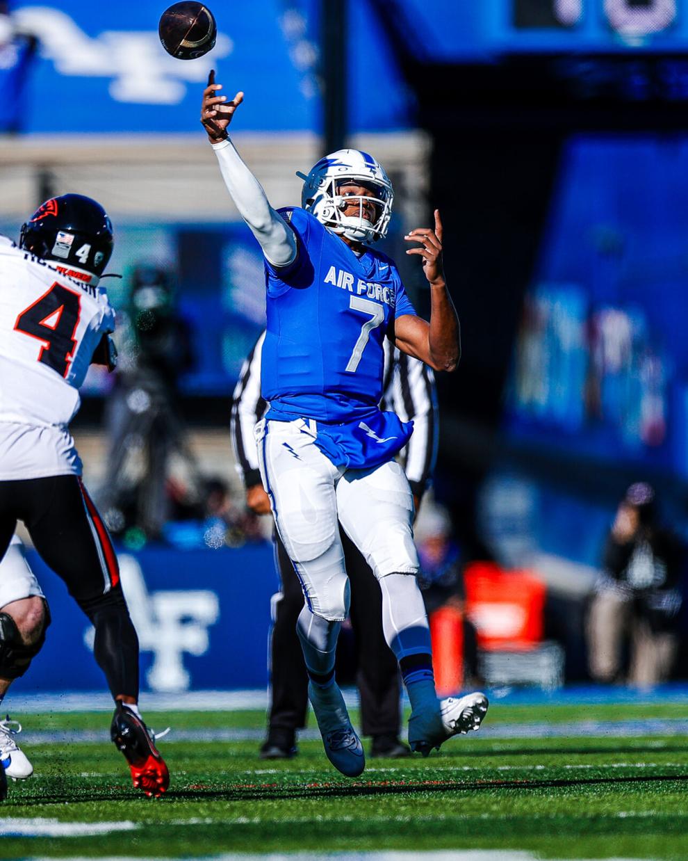 Former Air Force quarterback making case for playing time