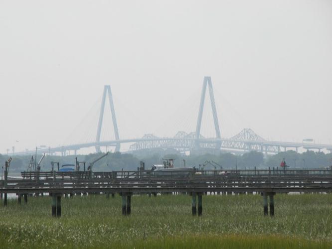 Construction begins on the Arthur Ravenel Bridge 2001 | Photos ...