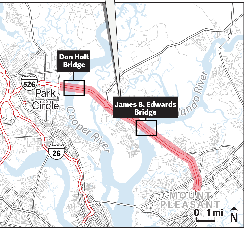 Two bridges could replace the Don Holt in North Charleston