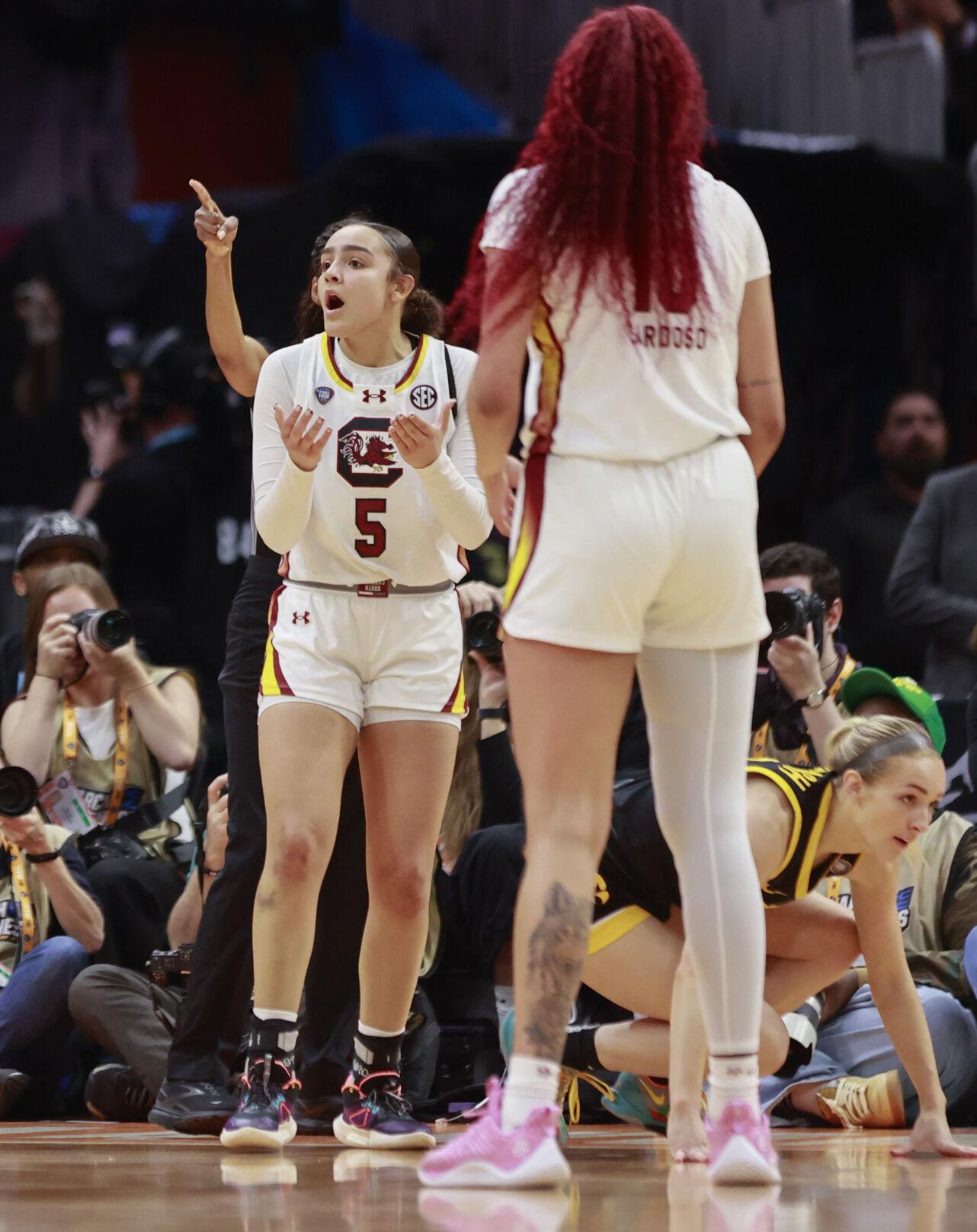 Freshman Tessa Johnson pushes Gamecocks to title over Iowa | USC ...