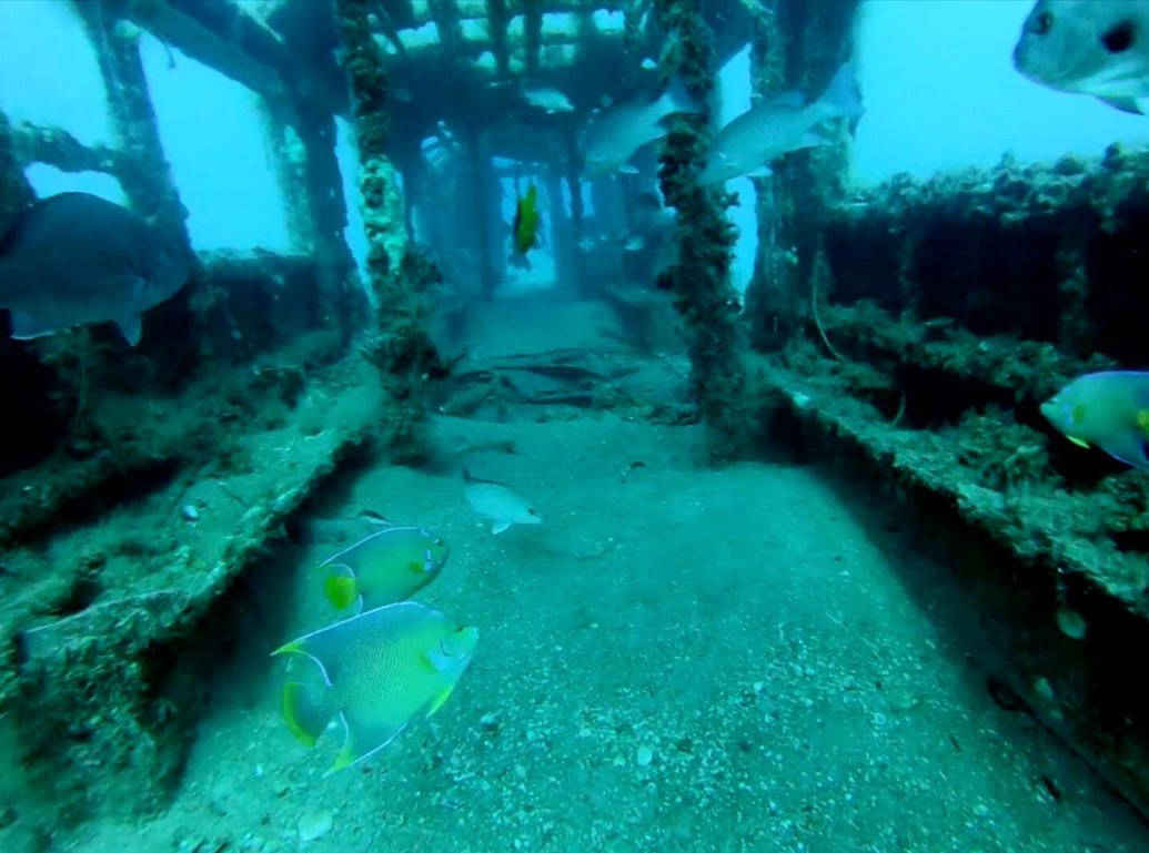 180-foot barge added to artificial reef off Hilton Head