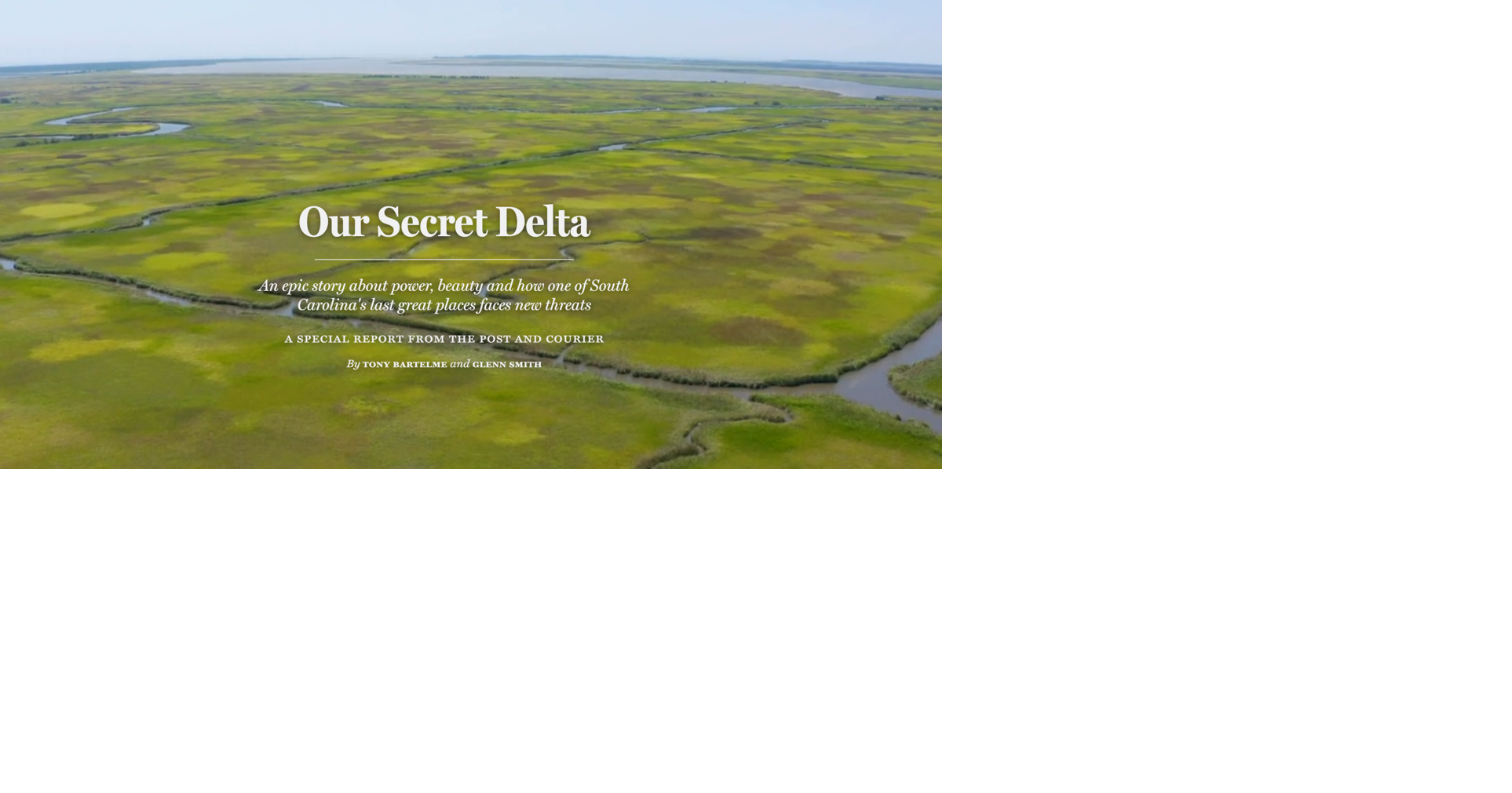 Story about Santee Delta threats wins another national award