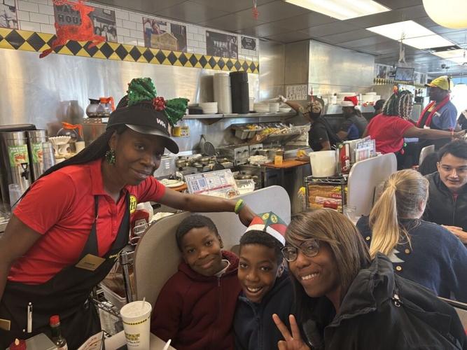 A Christmas morning at the West Ashley Waffle House