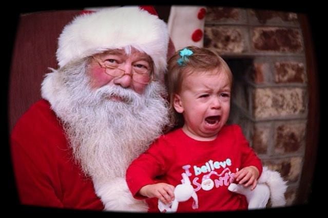 Scared of Santa photo contest