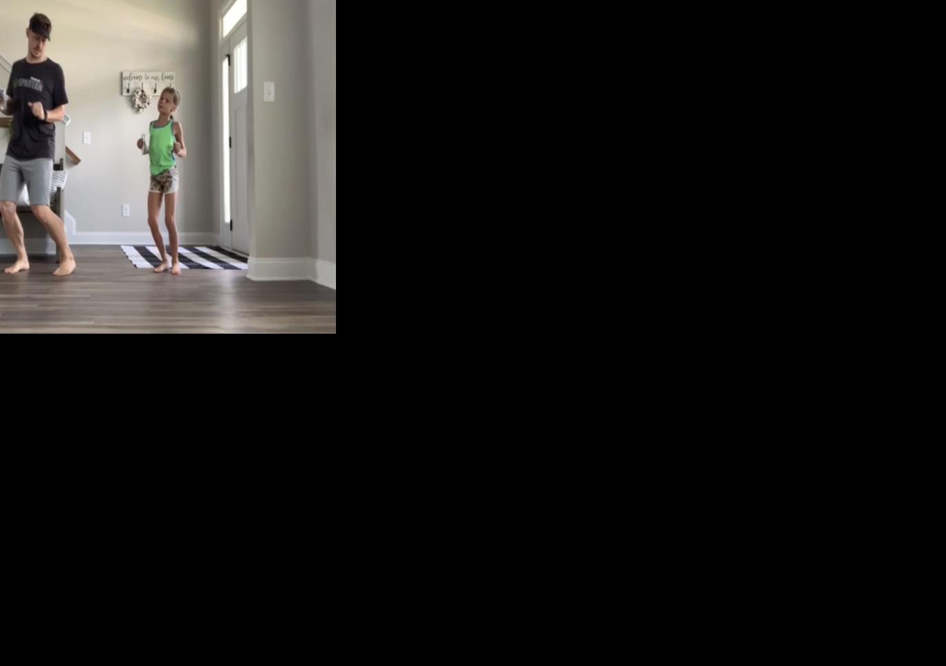 Dancing on air: Daddy, daughter 'throw down' to 'The Git Up' in new ...