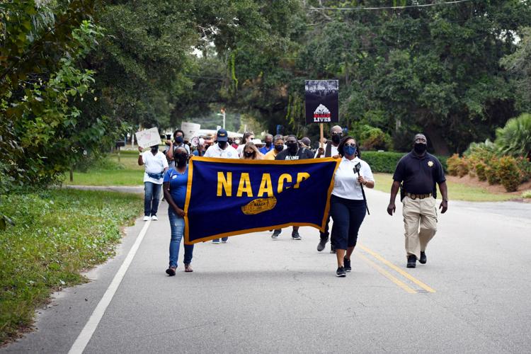 NAACP protests through Pawleys Island, again calls for mayor's ...