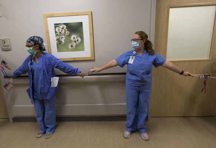 Photos: Summerville doctor receives hero parade after returning from NYC