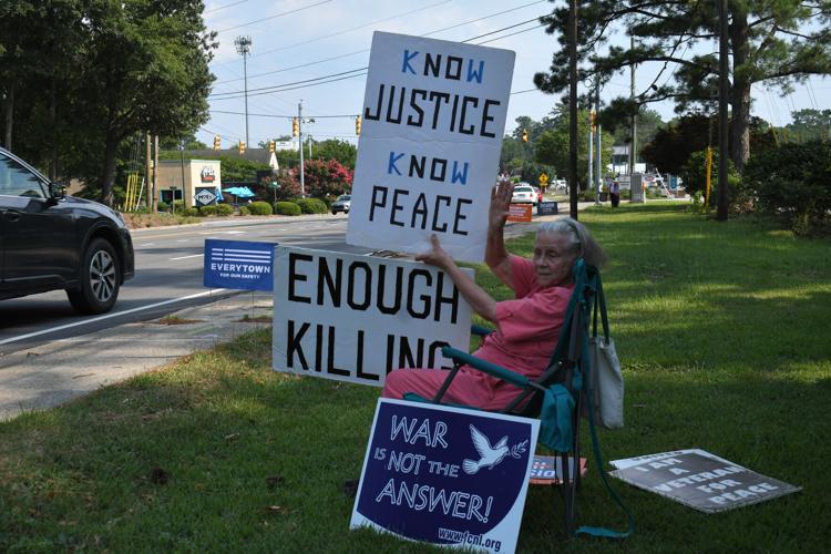 Peaceful protestors call for the end of war in Gaza