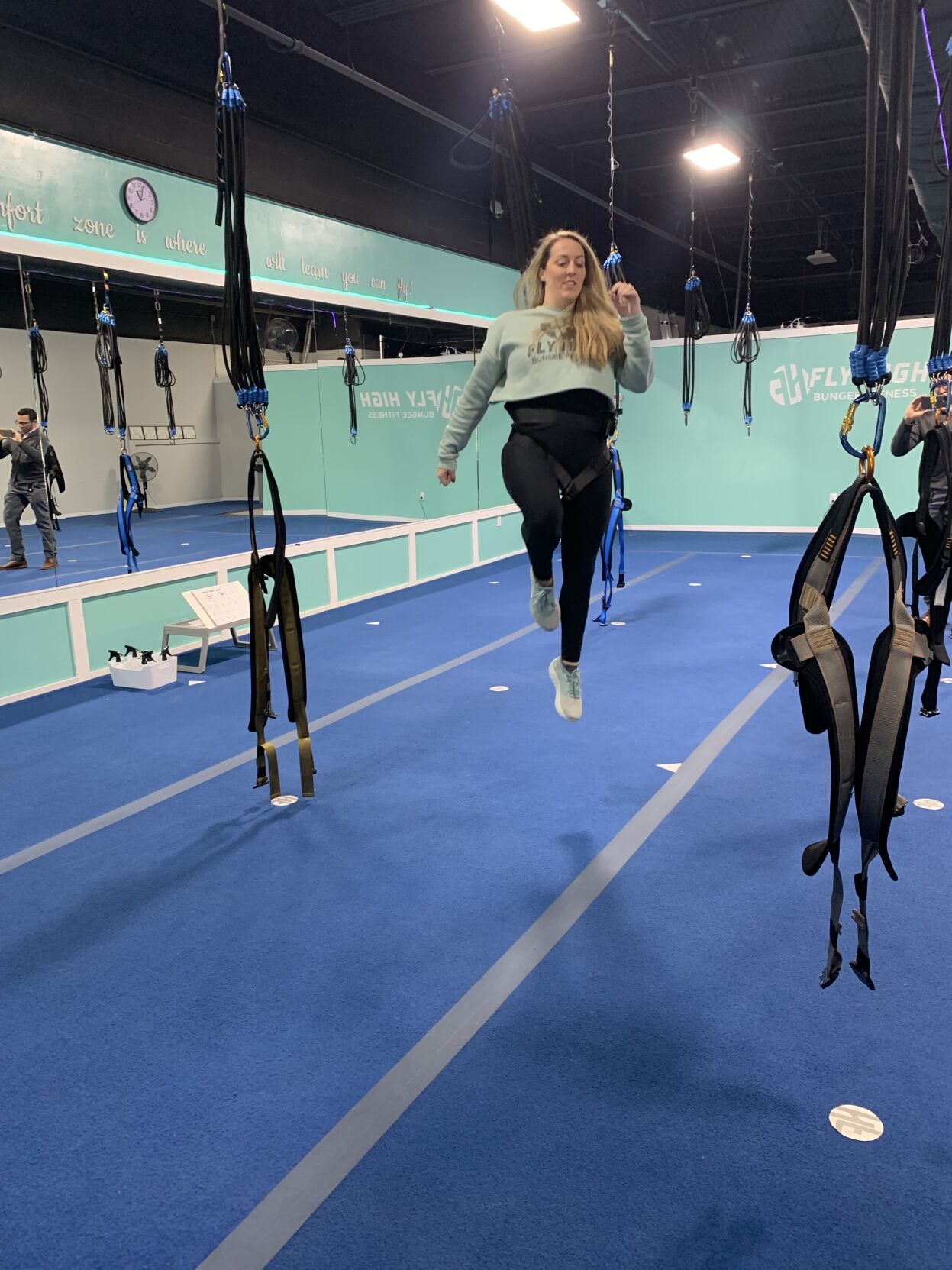 Fly High Bungee Fitness takes working out to new heights