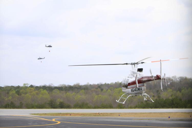 How helicopters help fight SC forest fires from the skies