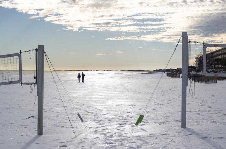 Photos: Snow on Folly Beach after a rare winter storm