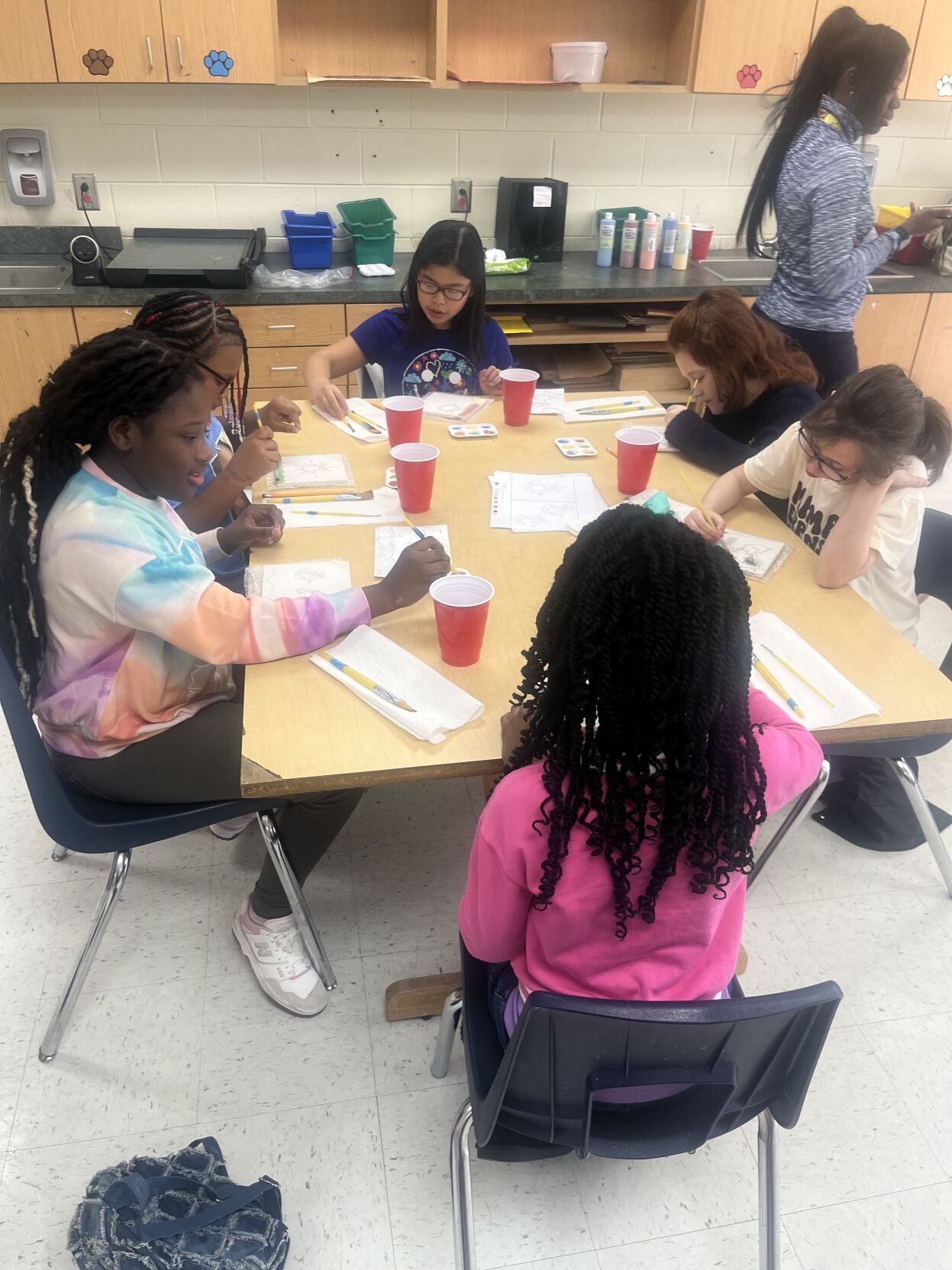 Kj’s IGA showcases painted tiles from WCSD scholars