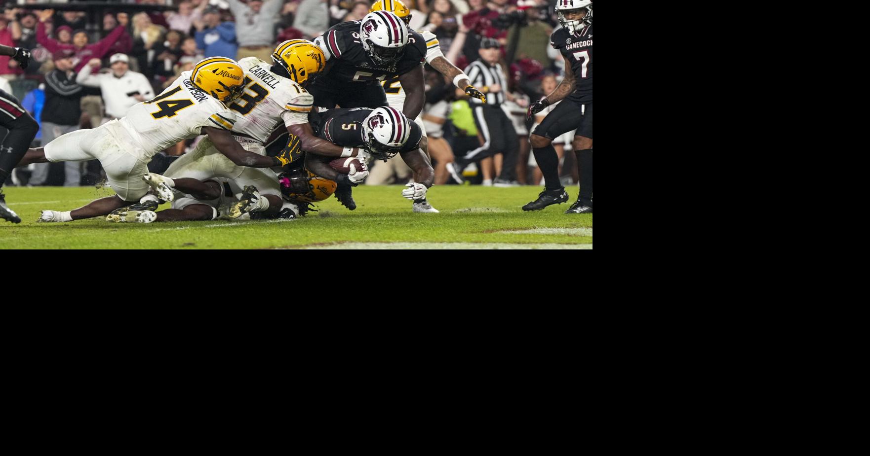 USC Gamecocks beat Missouri Tigers in college football