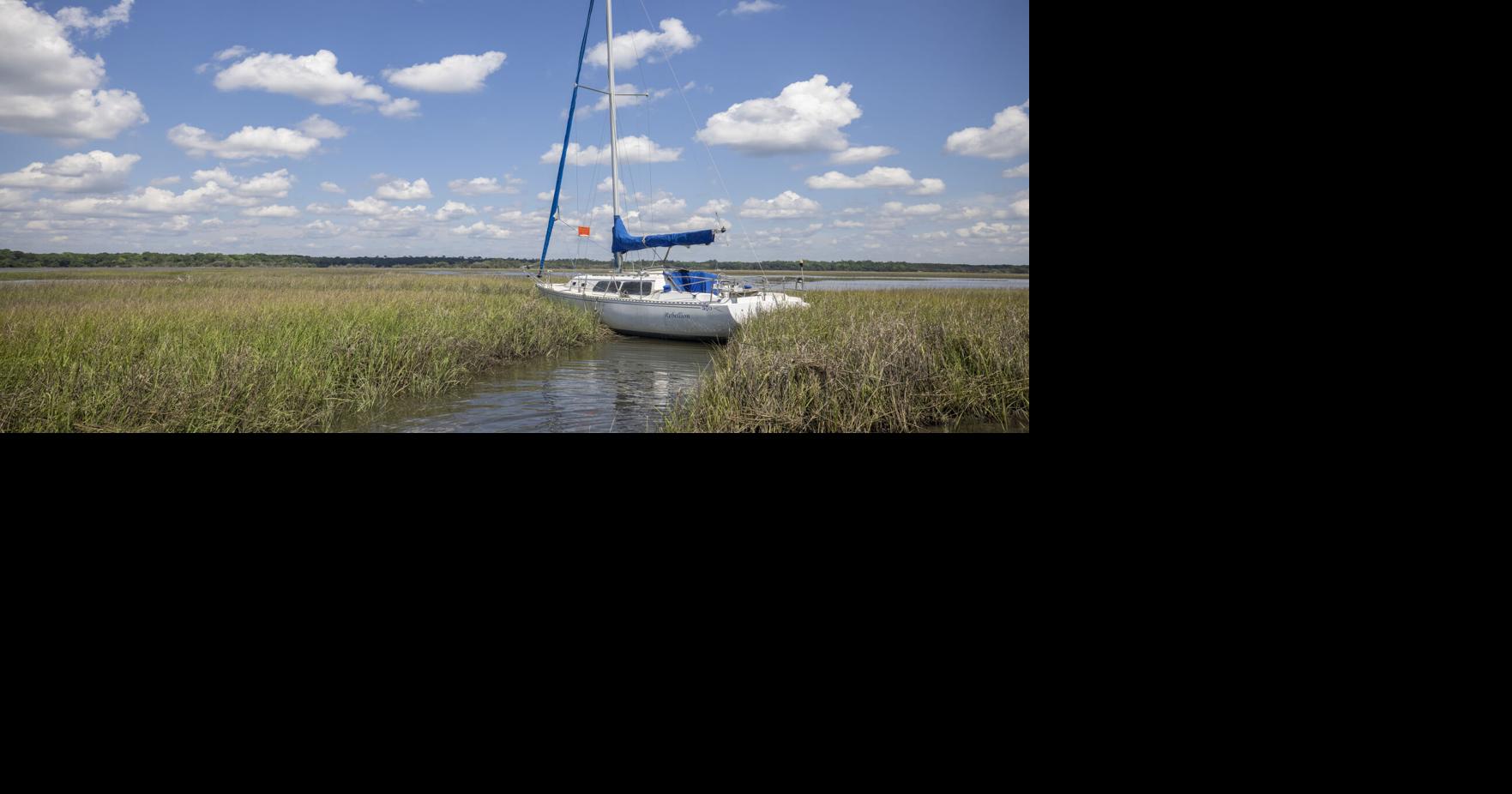 SC Sen. Matt Leber's boat stuck in Johns Island creek