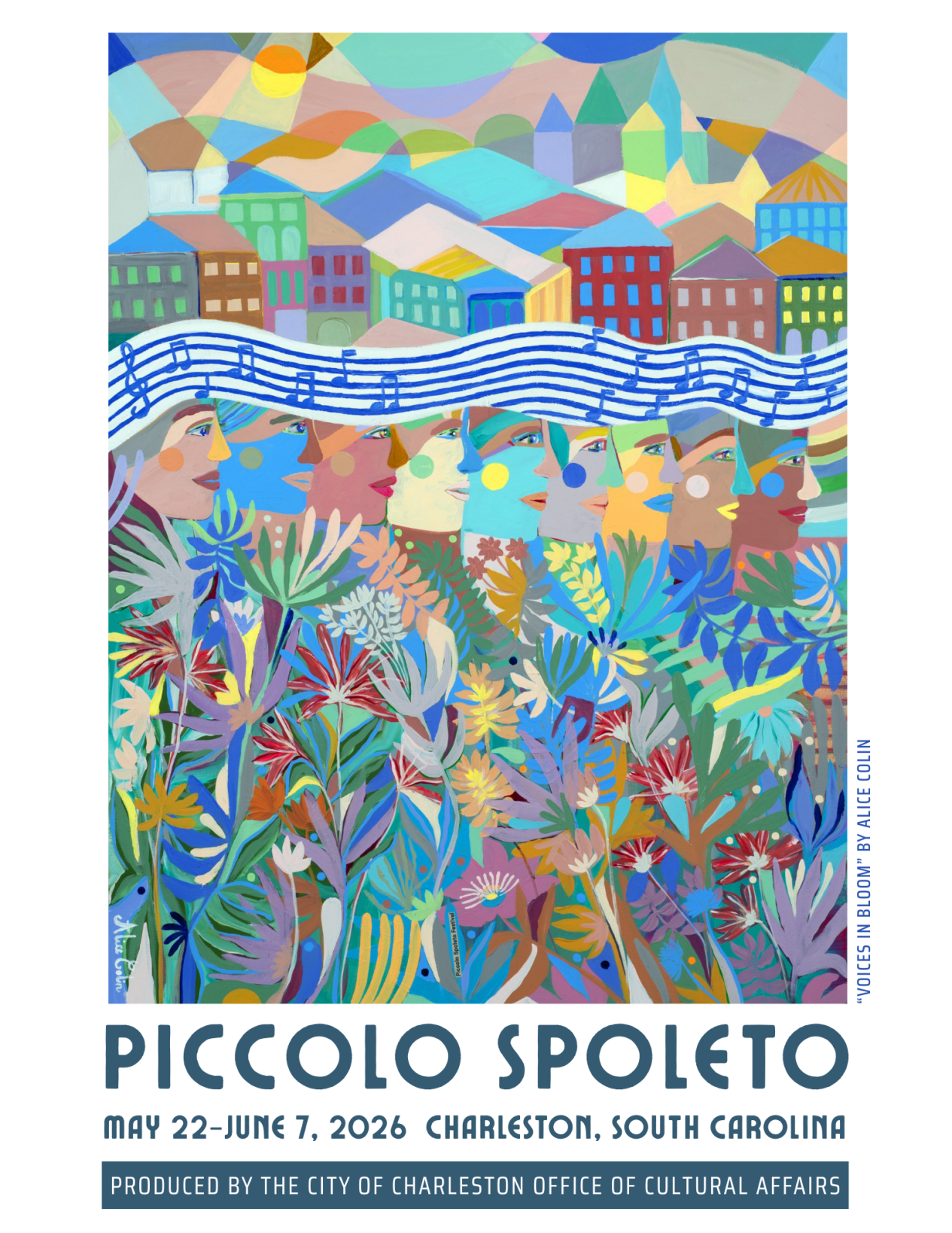 The 2026 Piccolo Spoleto poster design has been announced