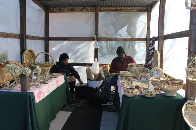 The art of sweetgrass basket weaving