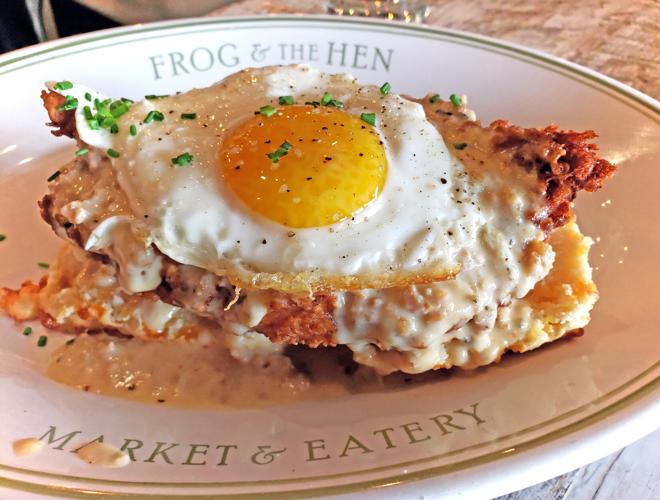 Frog & The Hen serves brunch made with natural ingredients