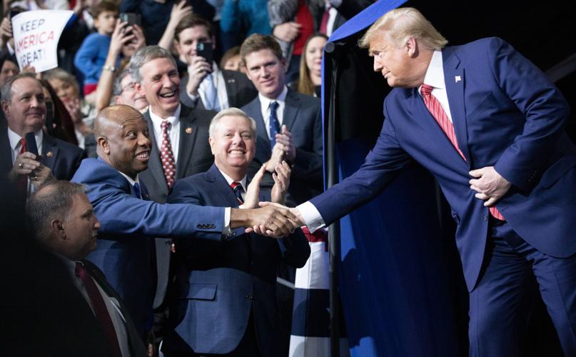 Republican Sen. Tim Scott is running for president