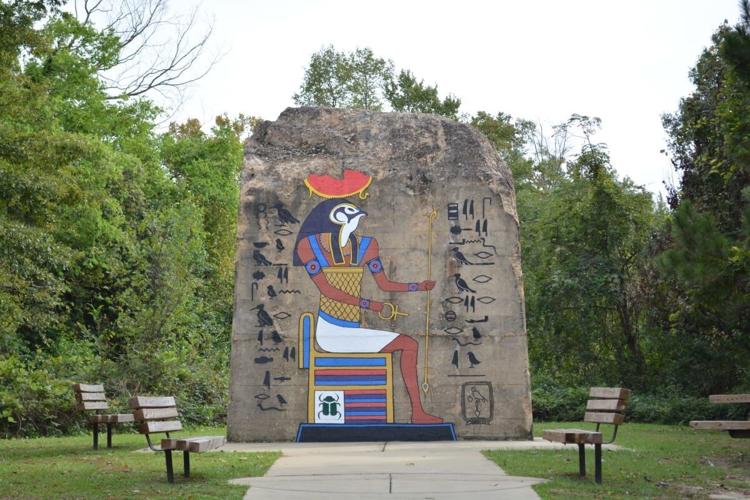 Columbia, SC Egyptian mural vandalized, to be restored